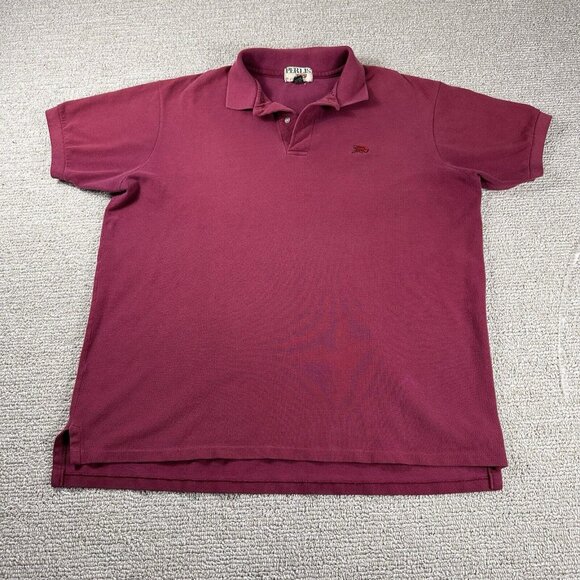 Perlis | Shirts | Perlis New Orleans Crawfish Polo Shirt Maroon Mens ...